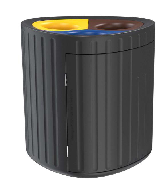 Papeleras urbanas reciclaje - Mobiliario urbano