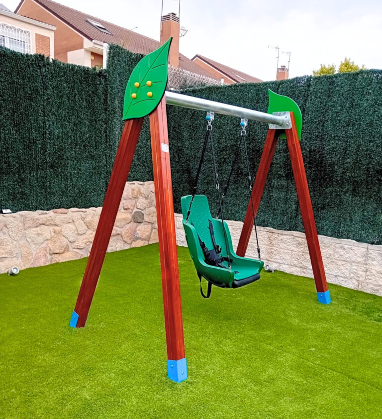 Columpios inclusivos individuales para parques infantiles en ...